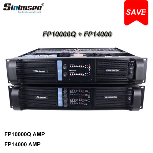 Amplificador de potencia profesional de Sinbosen Grupo 2 canales Fp14000 4 canales Fp10000q para ...
